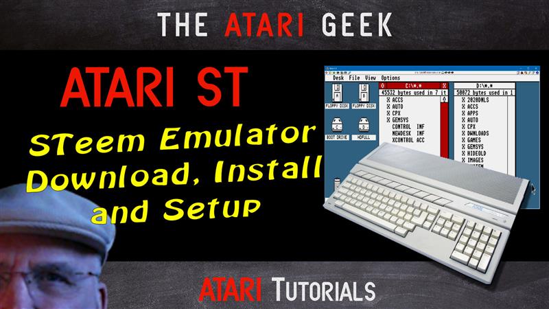Atari ST Emulator STeem SSE - Initial Setup and Configuration