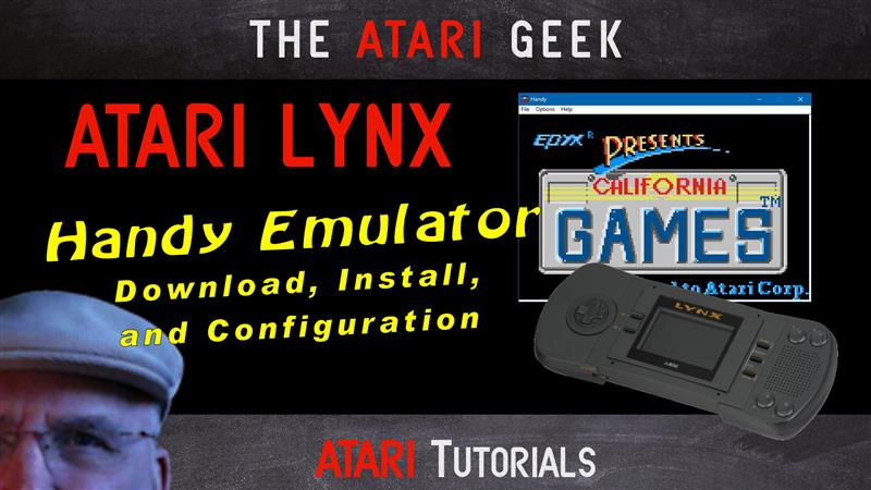 Handy - Atari Lynx Emulator 1st Run and Configuration