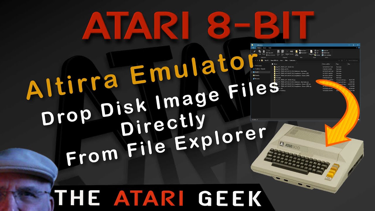 Atari 8 Bit Emulator Altirra Drop Disk Image Files Directly To Emulator Drives